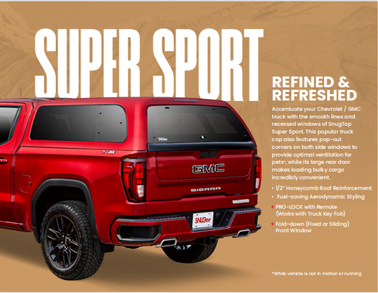 CHEVY CAMPER SHELLS- SNUGTOP REBEL